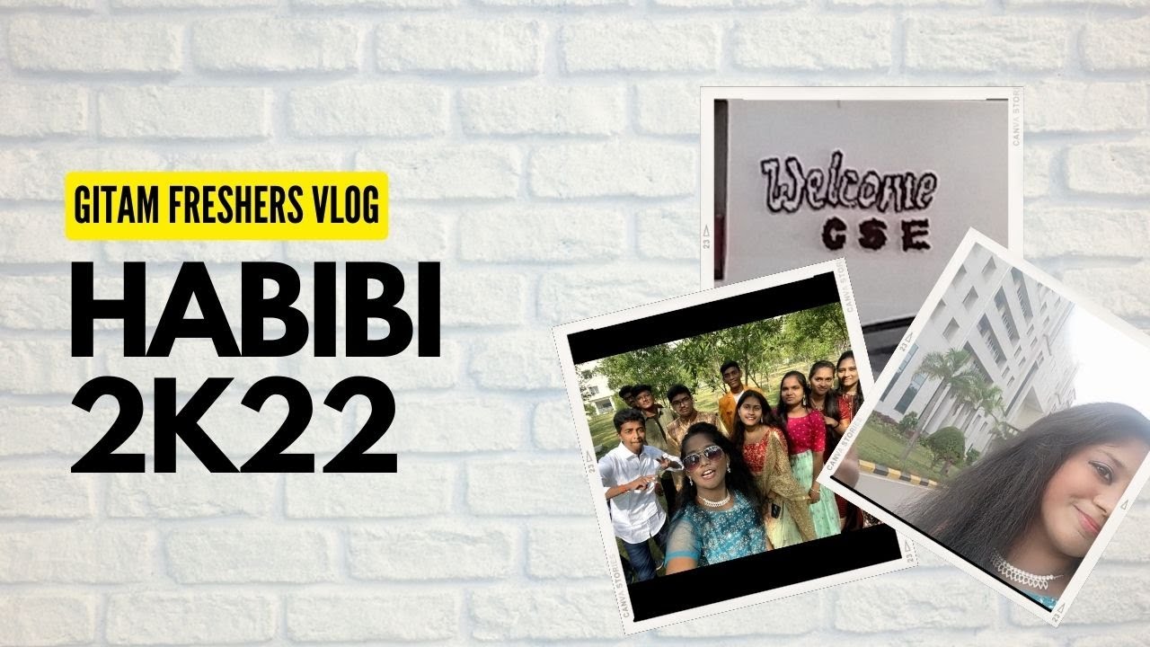 Freshers Party 2k22 || Gitam Hyderabad || Vlog-3 || Puffy's Studio || Poojitha - YouTube