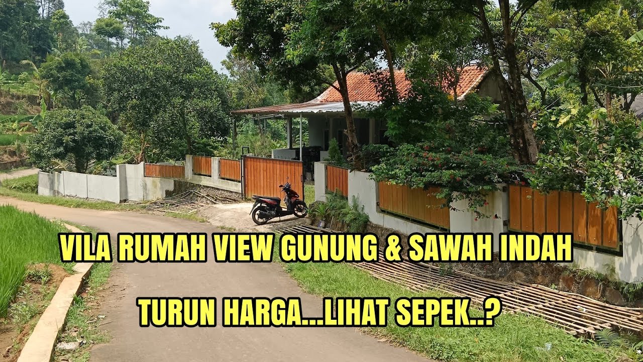 DI JUAL KEBUN & VILA RUMAH & KOLAM & POHON BUAH BUAHAN VIEW INDAH UDARA ...