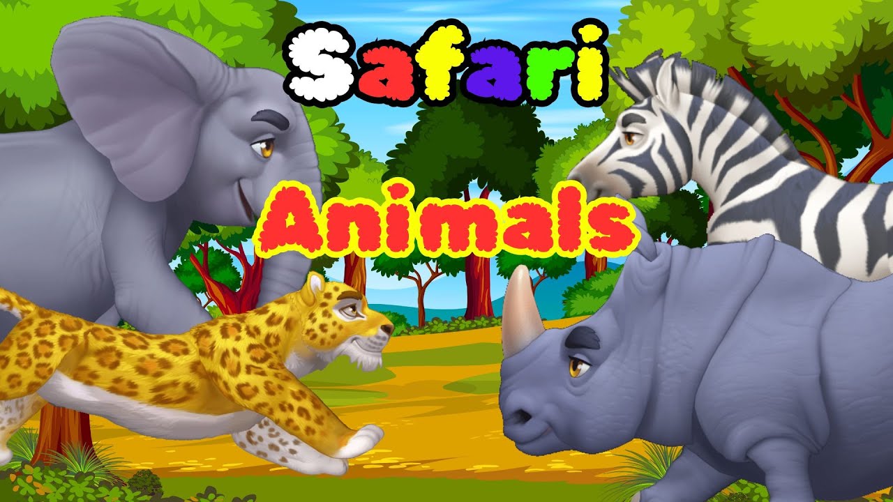 Safari Animals Sounds Song And More - Animals Sounds Songs for Kids ...