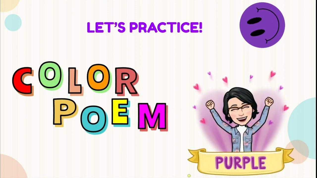Purple Poem Practice - YouTube