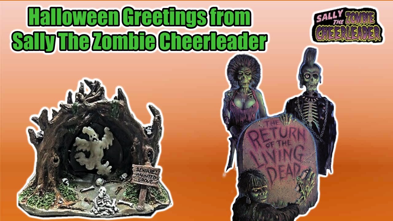 Halloween Greetings from Sally The Zombie Cheerleader Promo - YouTube