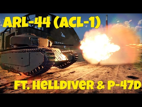 ARL-44 (ACL-1) ft. the SB2C-5 Helldiver + P-47D CAS Combo! - YouTube