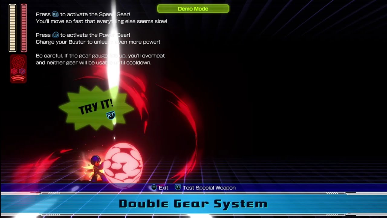 Mega Man 11 Demo - Double Gear System Tutorial - YouTube