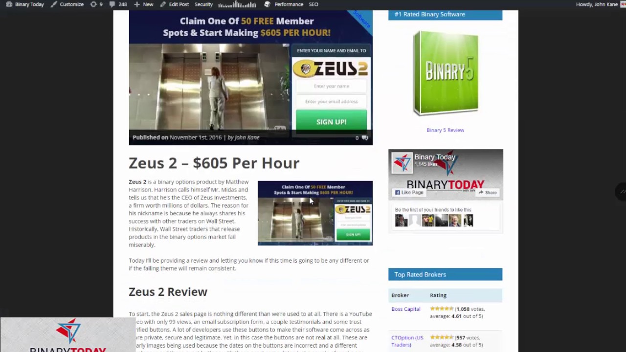 Zeus 2 Review - Zeus2 Analyzed In Depth! - YouTube