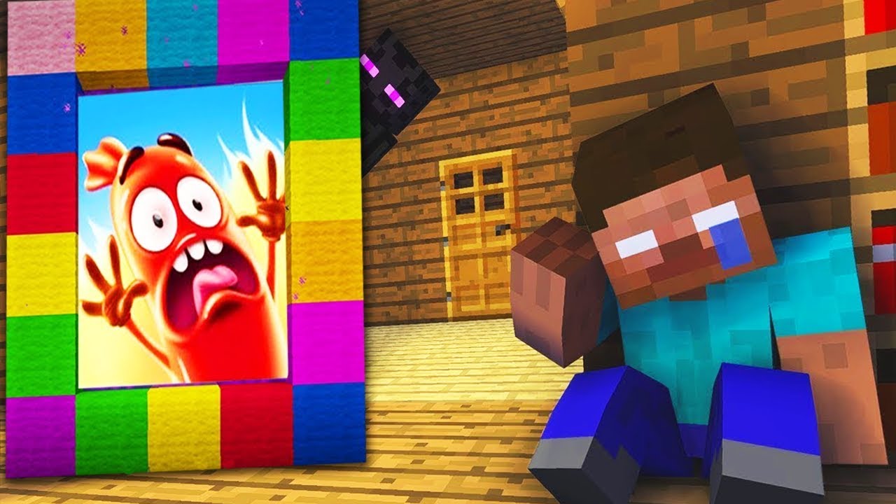 Monster School : SCARY PORTAL CHALLENGE - Minecraft Animation - YouTube
