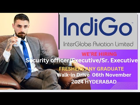Walk in 6th Nov 2024 Indigo Inter Globe Aviation Ltd Hiring Freshers ...