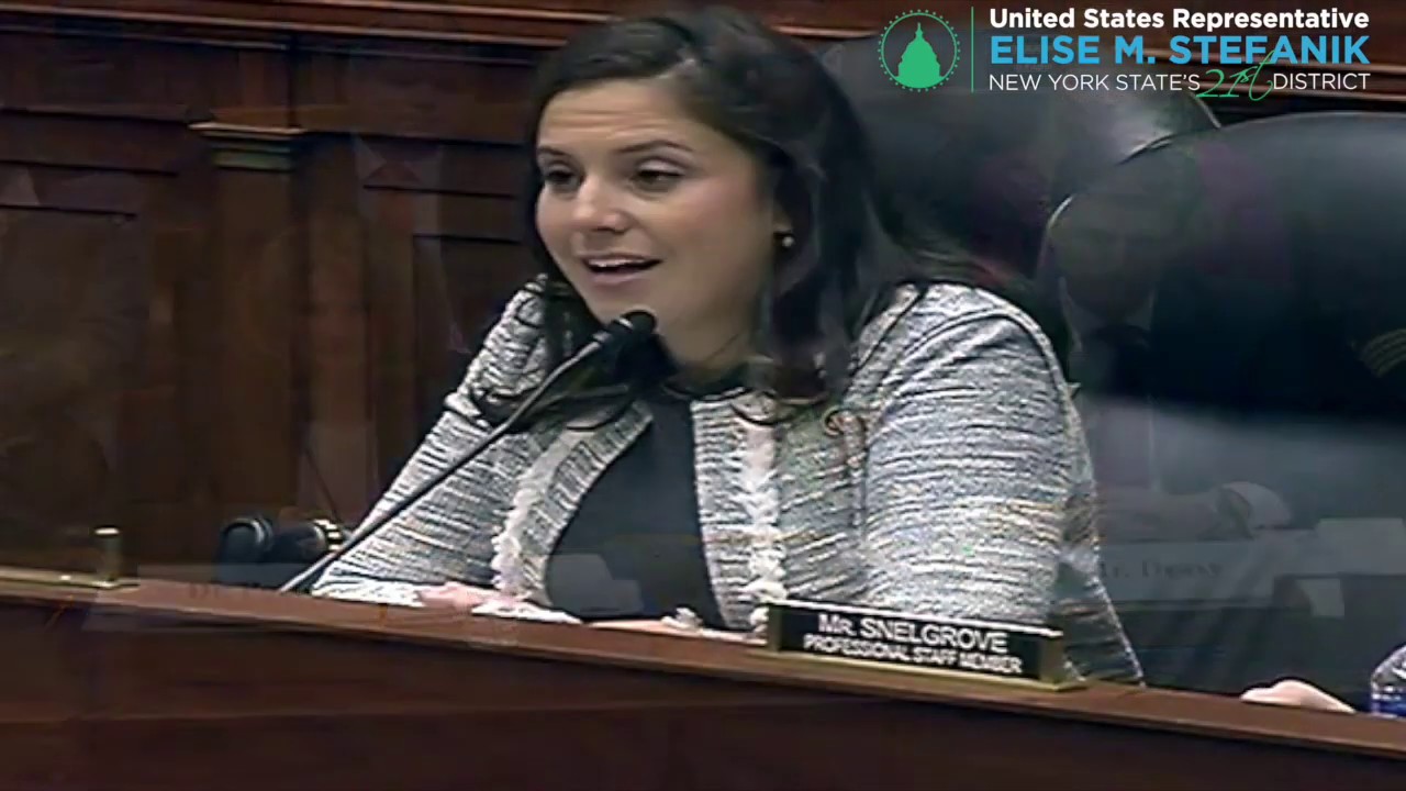 Chairwoman Stefanik's Opening Remarks at ETC Hearing on AI Structure ...