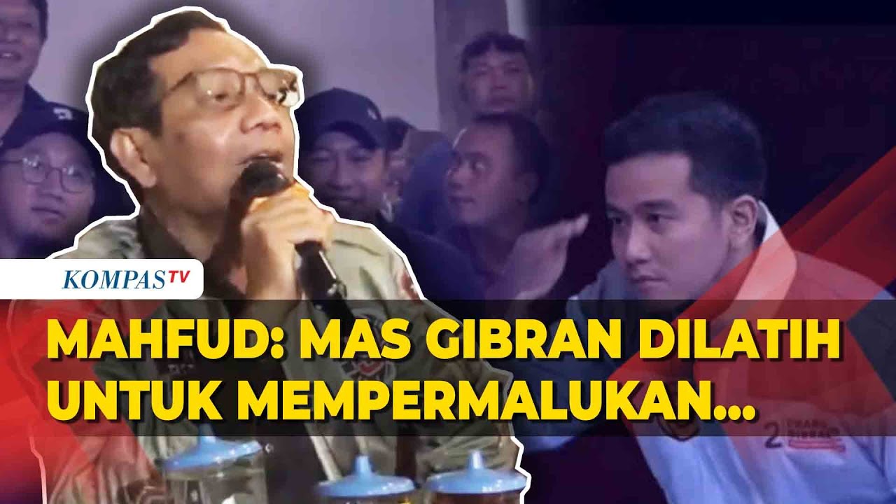 Singgung Debat Cawapres, Mahfud: Mas Gibran Dilatih untuk Mempermalukan ...