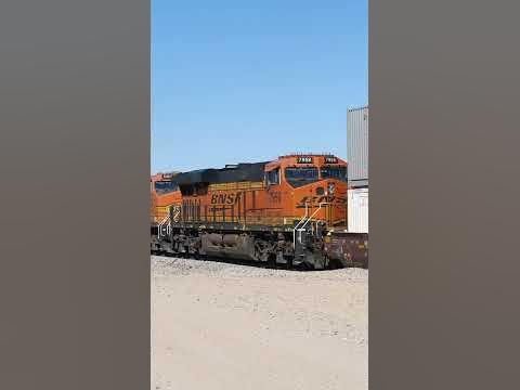 BNSF 7207 WB STACK TRAIN 6-20-2022 - YouTube