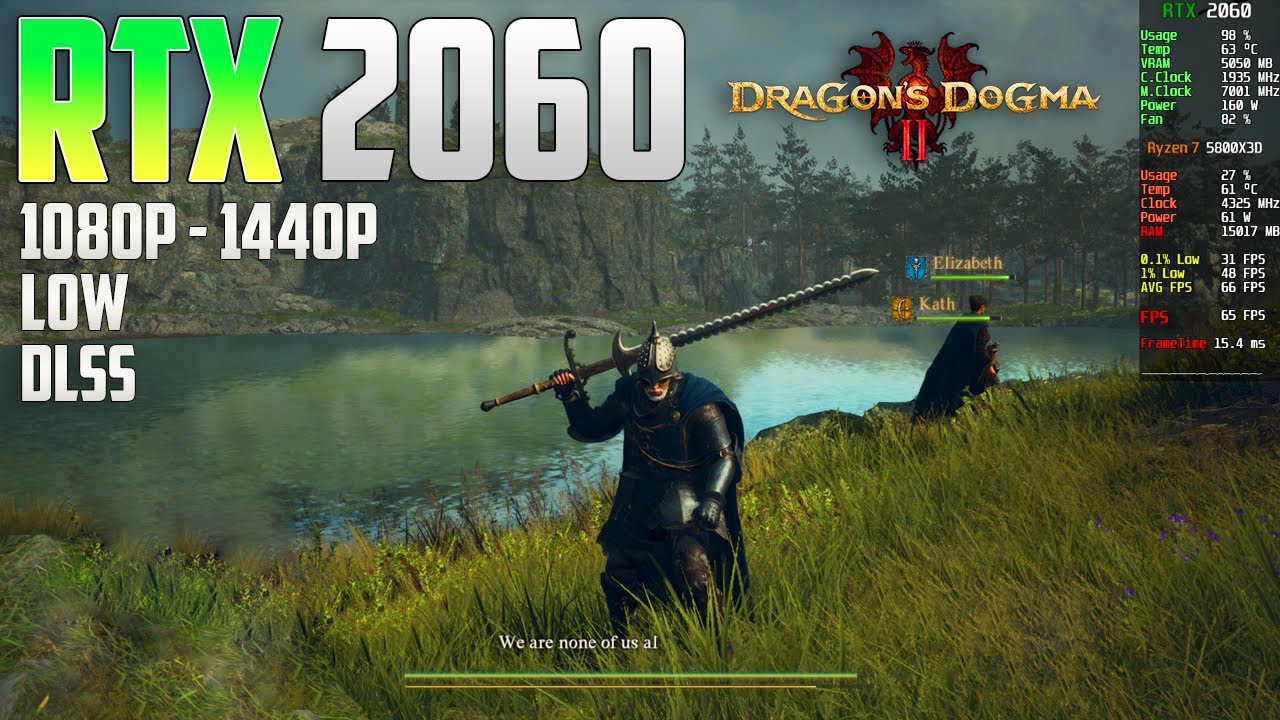 Dragons Dogma 2 RTX 2060 | 1080p - 1440p | Low & DLSS - YouTube
