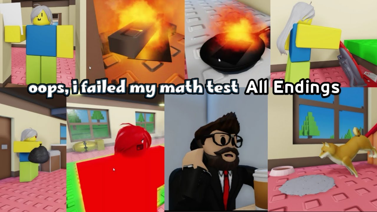 Oops, I Failed My Math Test - (Full Walkthrough + All 11 Endings ...