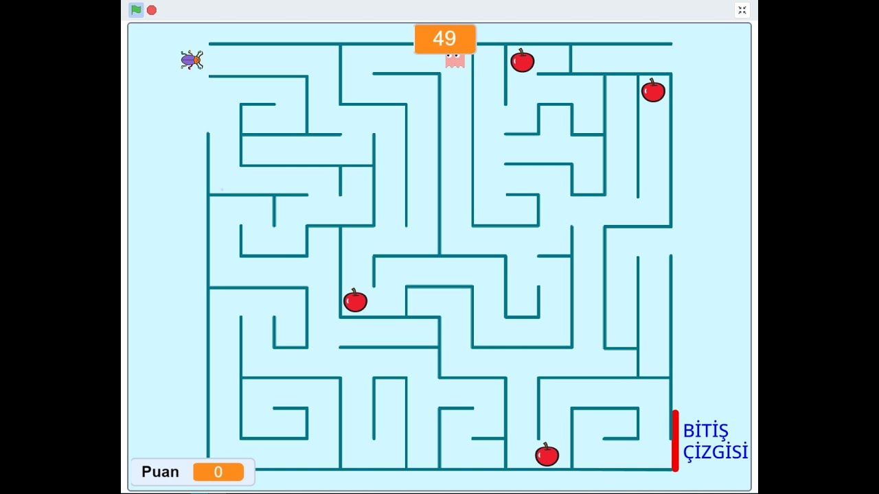 Scratch 3 - Labirent Oyunu - YouTube