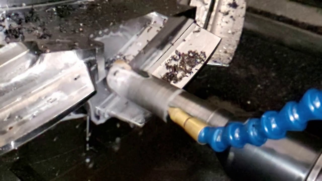 Machining 4340 Alloy Steel in Slow Motion - YouTube