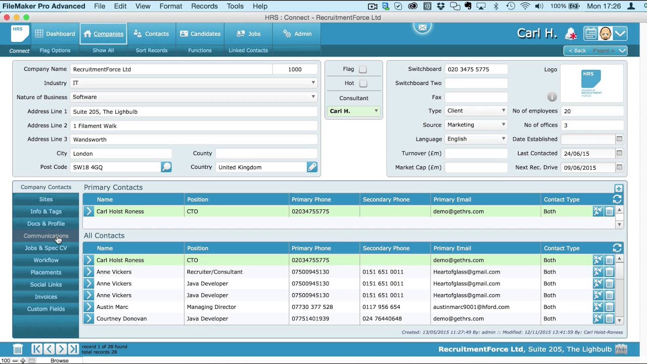 Connect Comms Reporting - YouTube