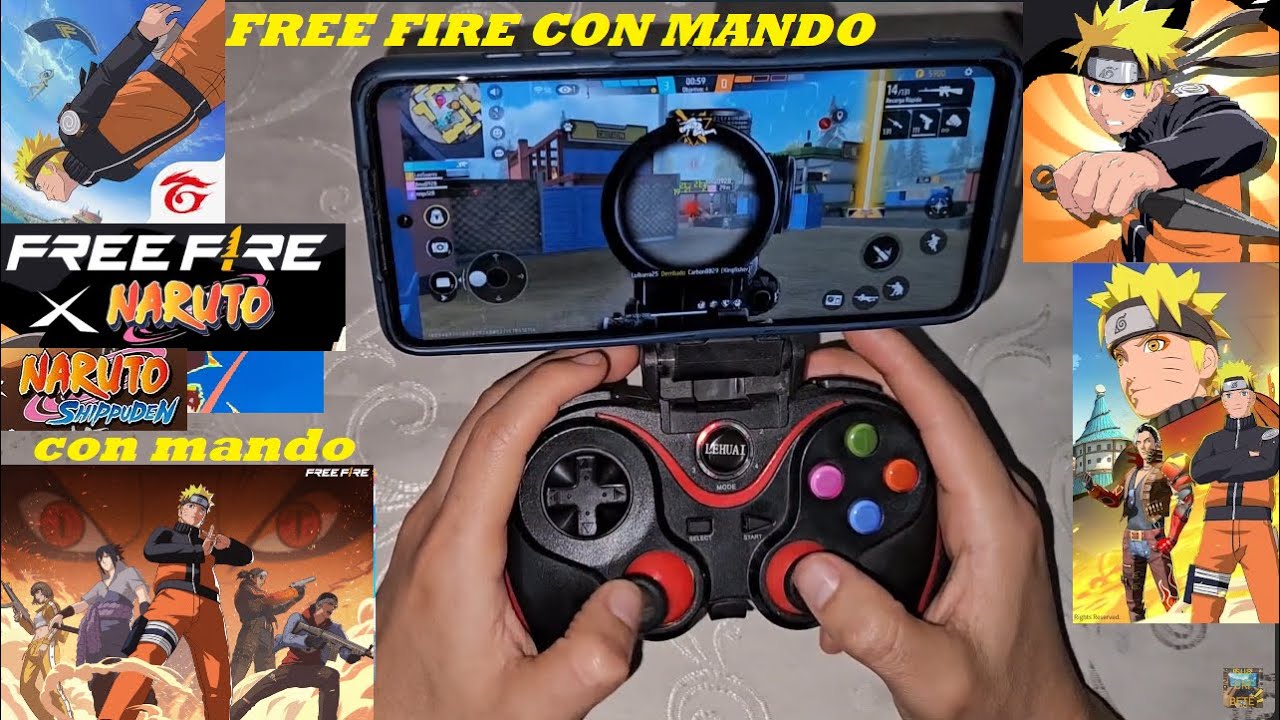 Tutorial como jugar Free Fire con mando para celular - YouTube