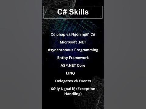 Các yếu tố quan trọng trong lập trình C# #coderlife #trophy #laptrinhvien #softwareengineer ...