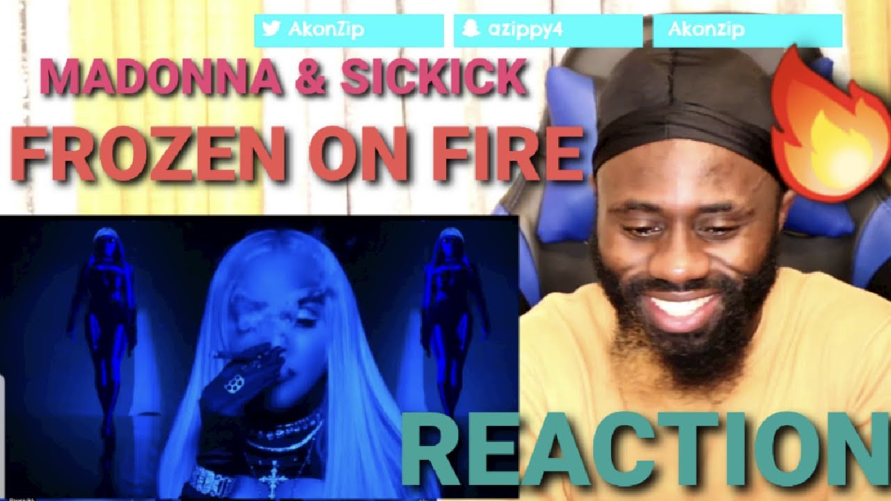 OMG! | Madonna & Sickick - Frozen On Fire (REACTION!!!) - YouTube