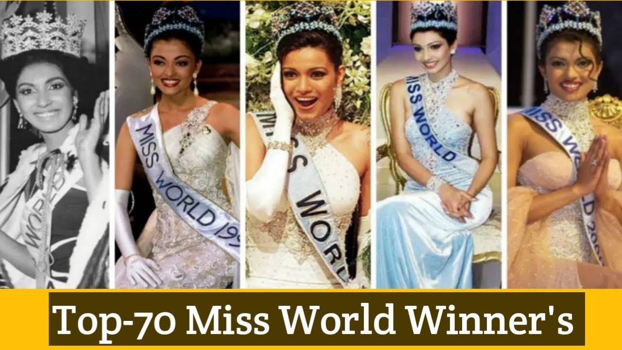 Top Most 70 Beautiful Miss World Winners 2021 1951 दुनियां