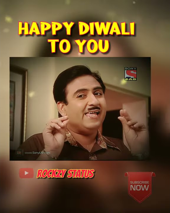 Happy Diwali Jethalal Full-screen Status - YouTube