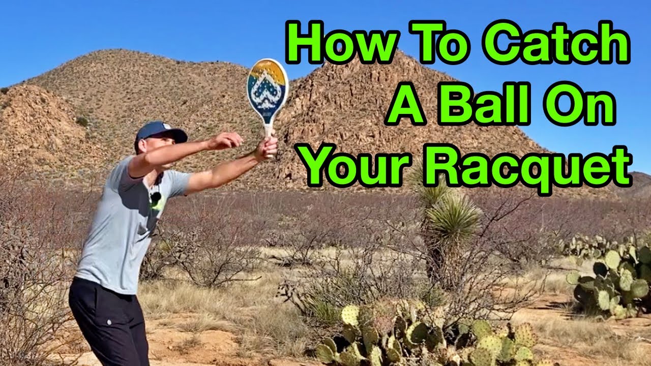 How To Catch A Tennis Ball On Your Racquet (Spec Tennis) - YouTube