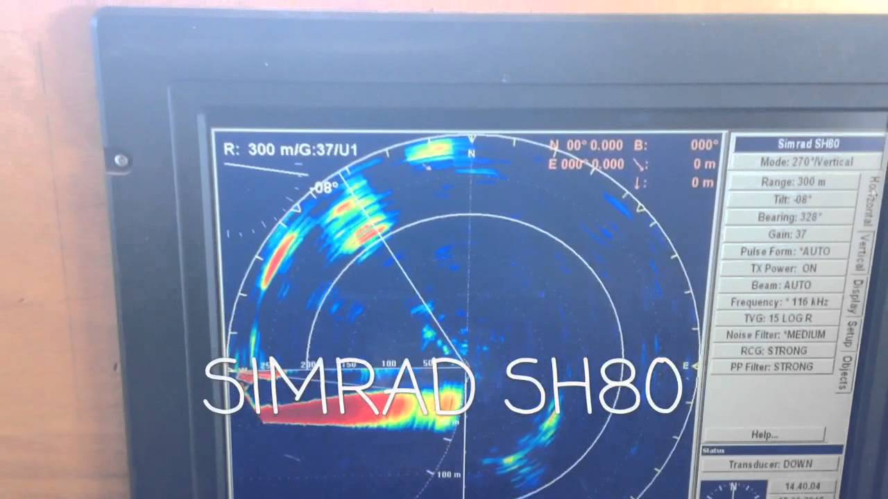 SIMRAD SH80 OMNI SONAR ΙΟΝΙΟ - YouTube