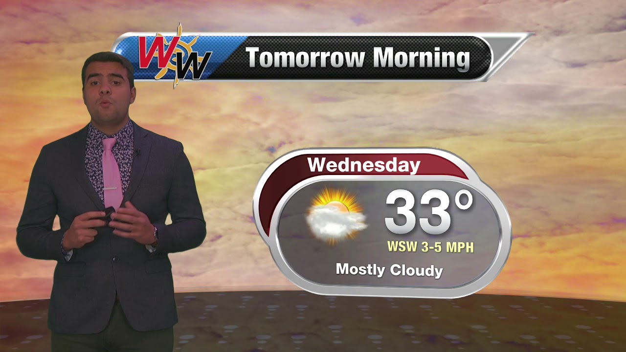 Tuesday December 3rd 2019, evening forecast - YouTube