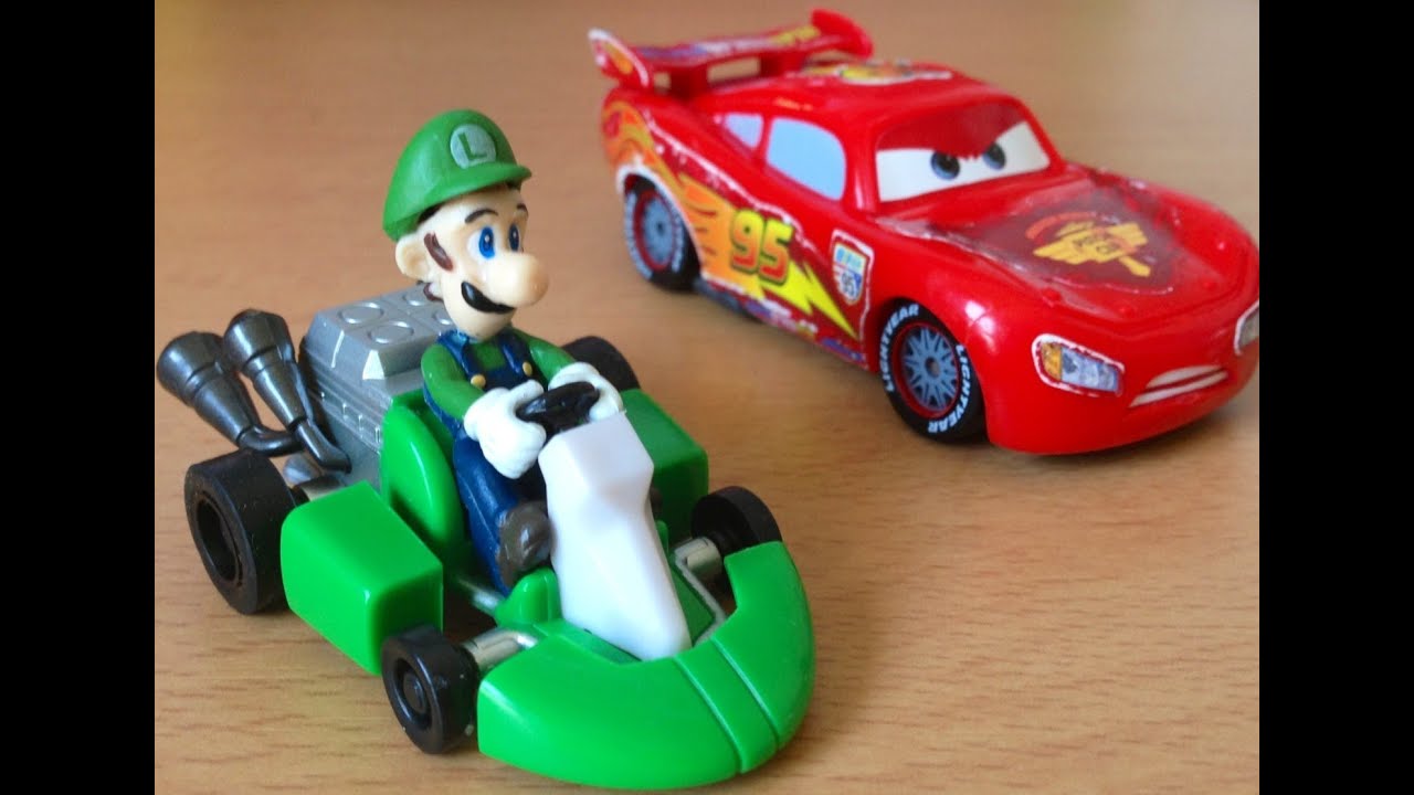 Disney Pixar Lightning Mcqueen vs Super Mario سوبر ماريو العاب اطفال ...