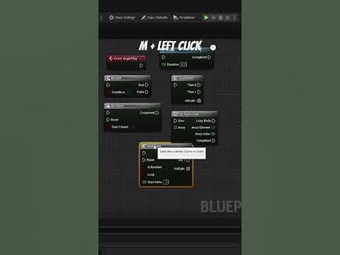 #shorts Unreal Engine 5 Tips Series : Blueprint Common Nodes Shortcuts ...