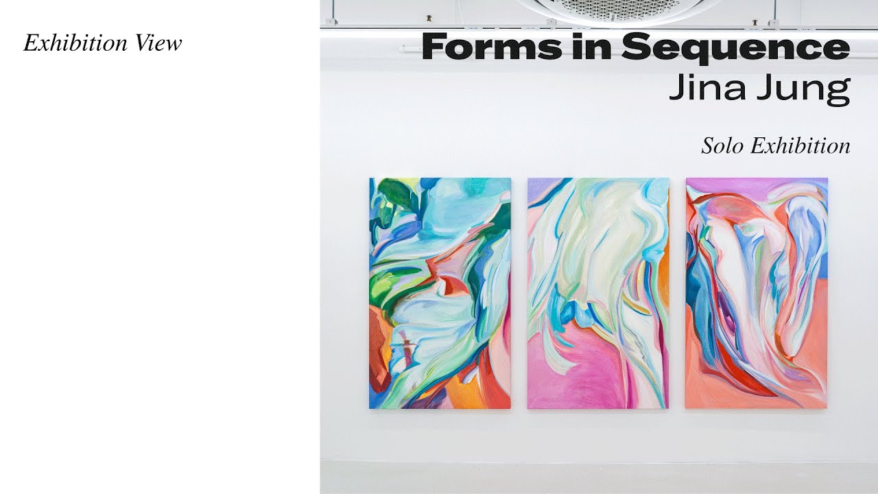 JINA JUNG Solo Exhibition | 정진아 개인전 전경 《Forms in Sequence》 - YouTube