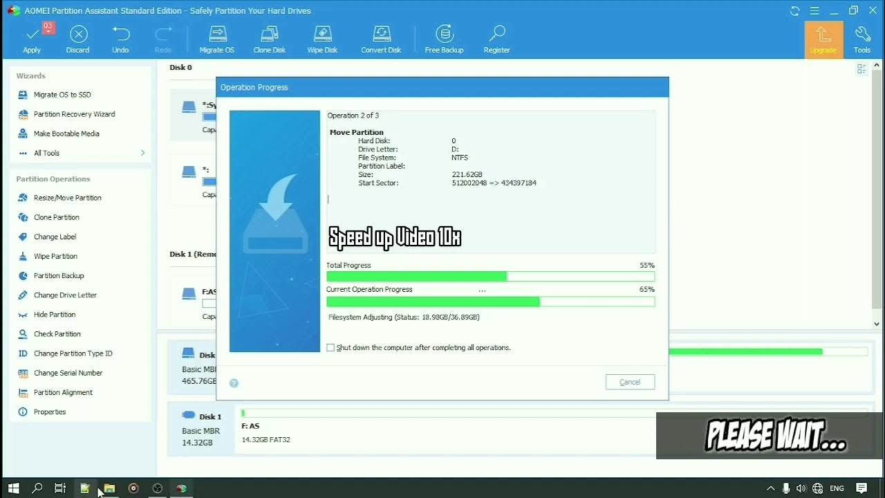 How to merge unallocated partitions in windows 10 using AOMEI partition Assistant [TUTORIAL ...