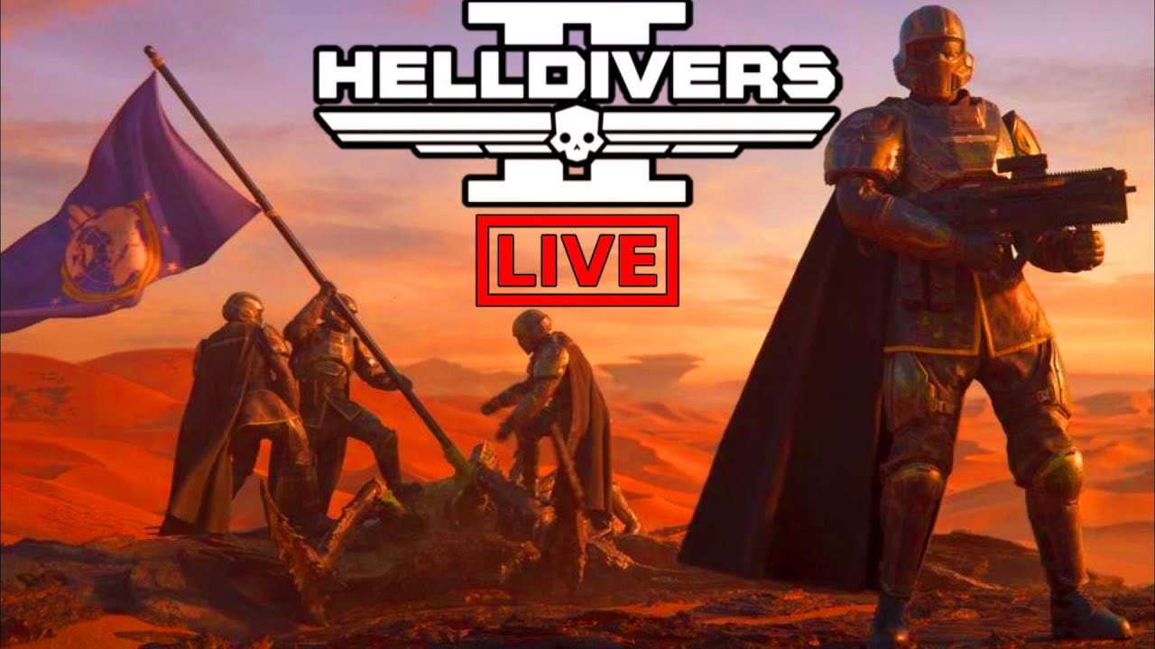 🔴Spreading Democracy All Over Your Face - Helldivers 2 LIVE Stream🔴 ...