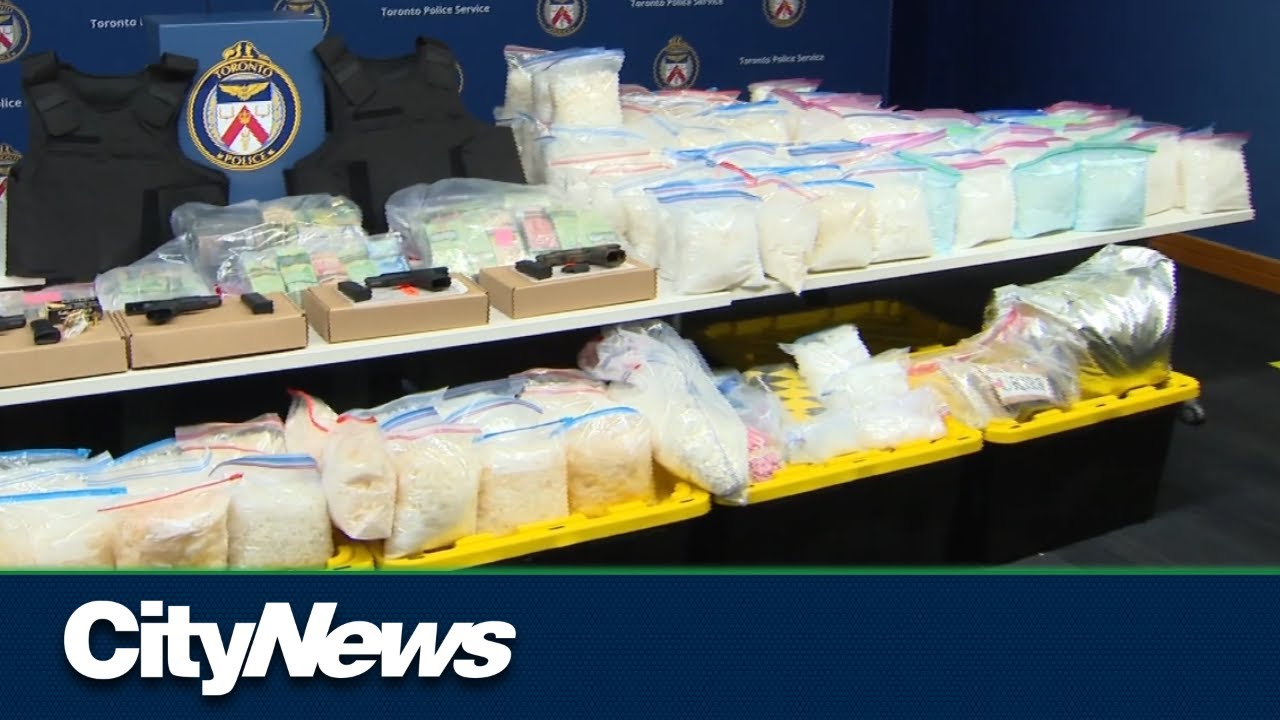 $30 million worth of drugs seized in Toronto - YouTube
