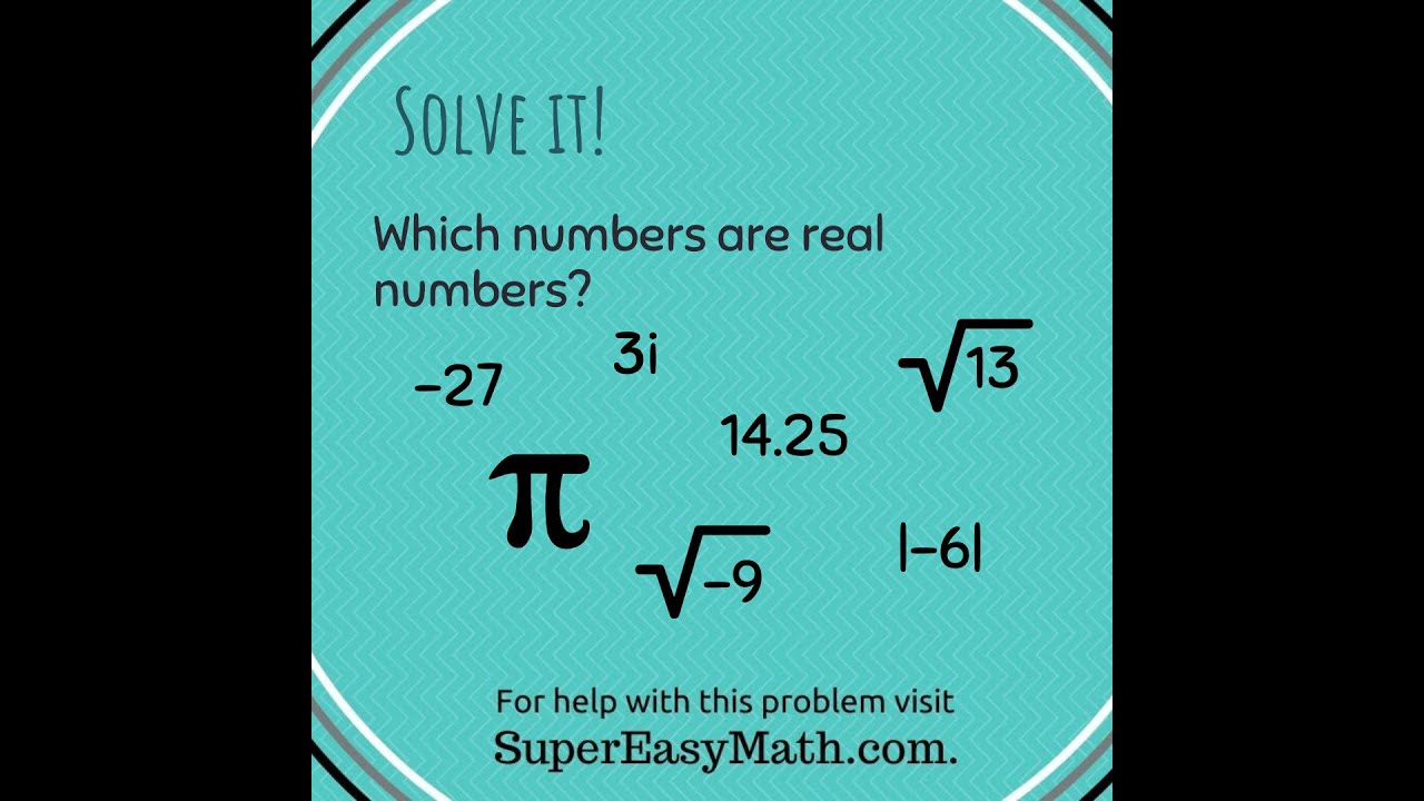 MPOTD - Determining Real Numbers - YouTube