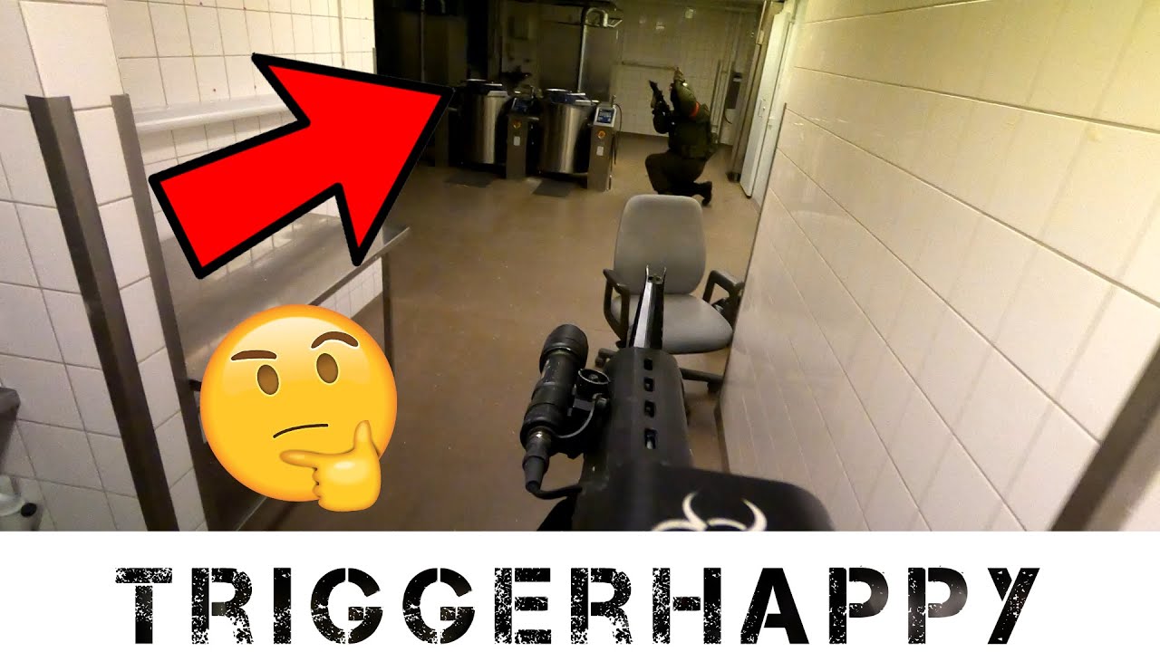 Triggerhappy GBB CQB - Urjala #airsoftcqb #gbb - YouTube