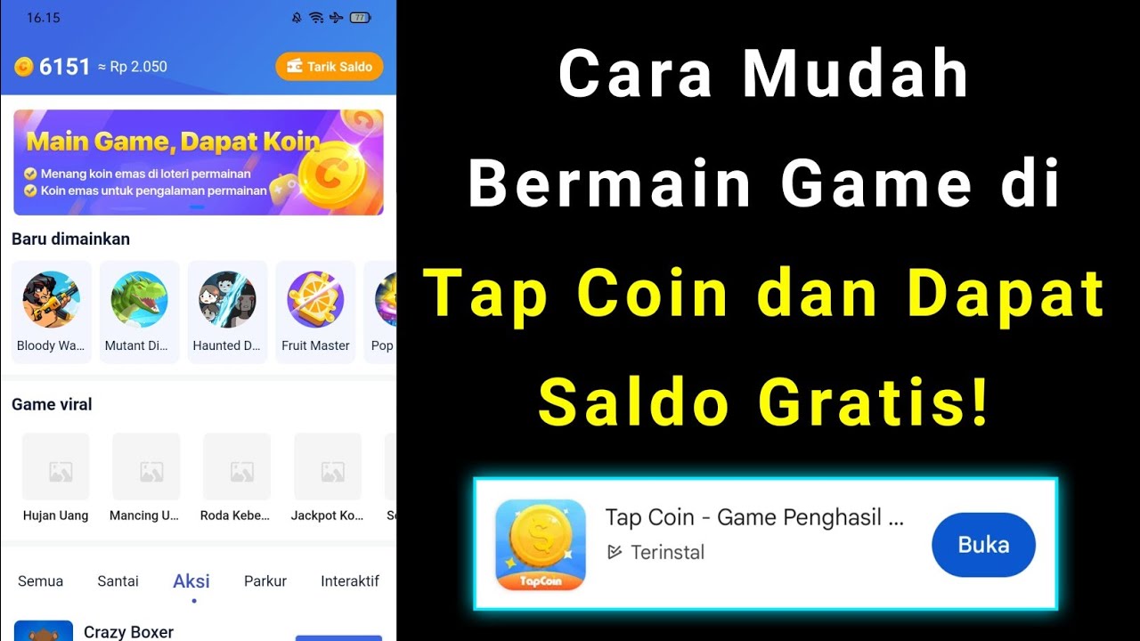 Cara Main Game Tap Coin Penghasil Uang | Cara Main Game Di Tap Coin ...