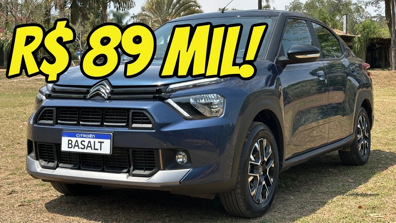 Citroen Basalt 2025 - R$ 89 MIL, O SUV MAIS BARATO DO BRASIL! - YouTube