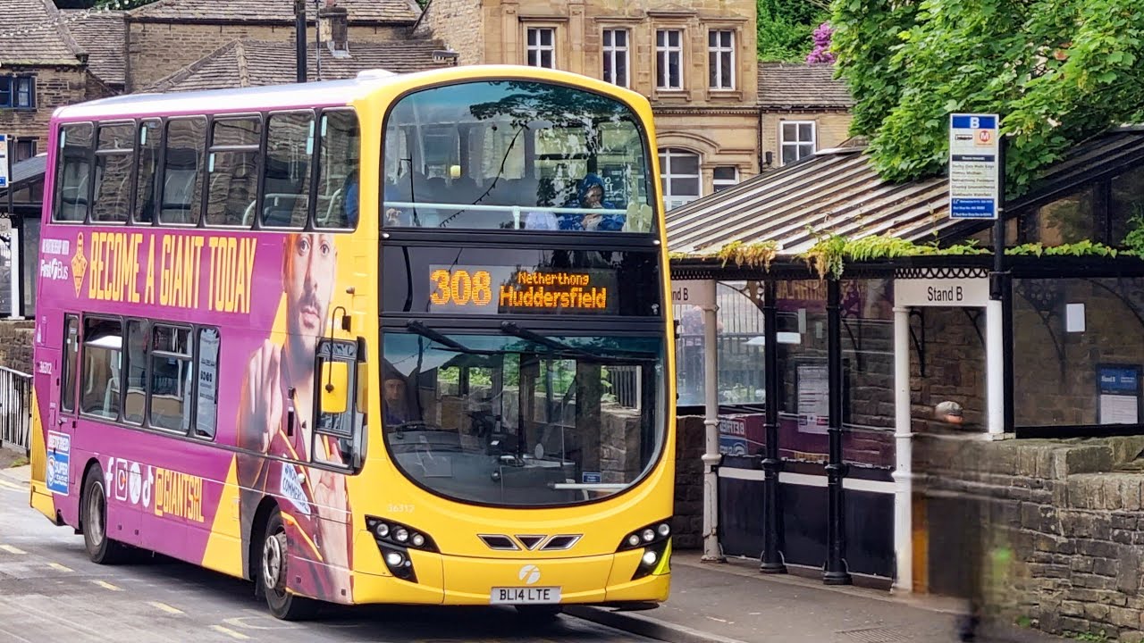 First Huddersfield's 36312 BL14 LTE wrapped in Giants advertising, is ...