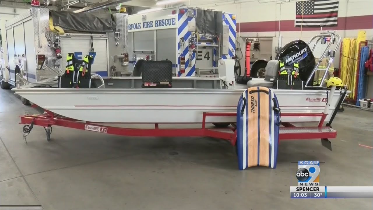 New Boat to Help in Flood Rescue Efforts - YouTube
