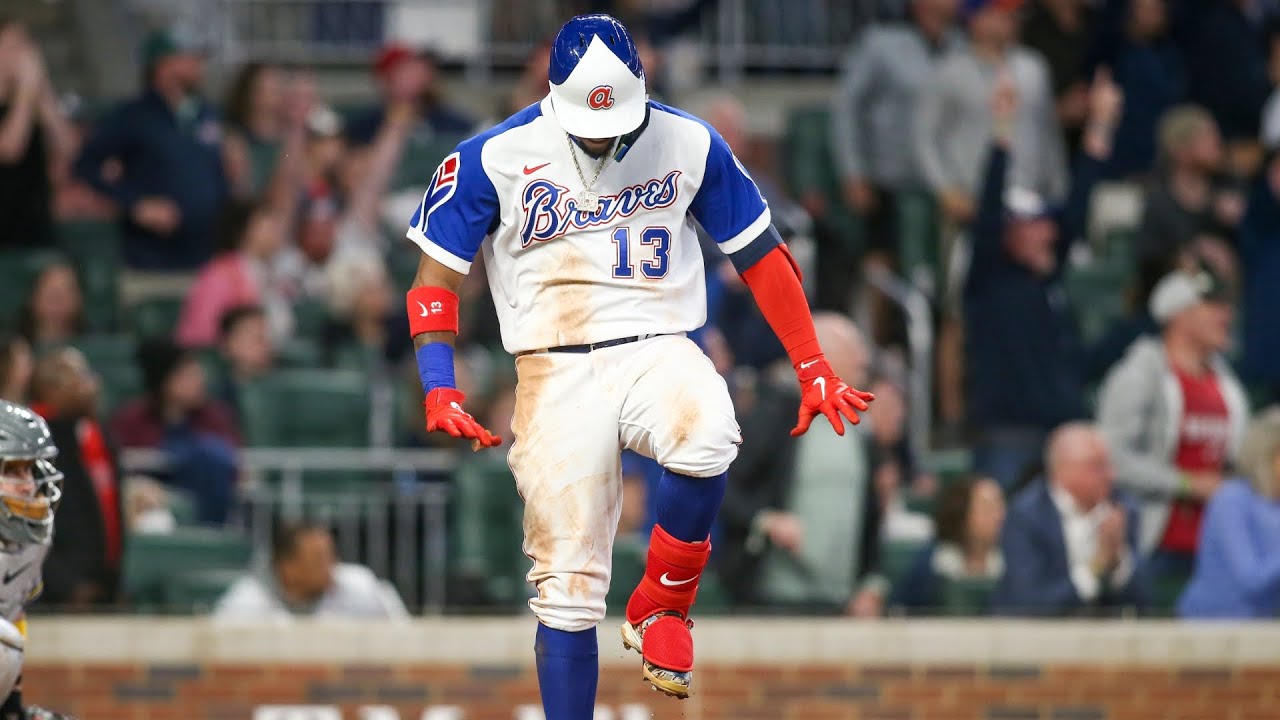 Braves star Ronald Acuna borrows LeBron's celebration after crushing no ...