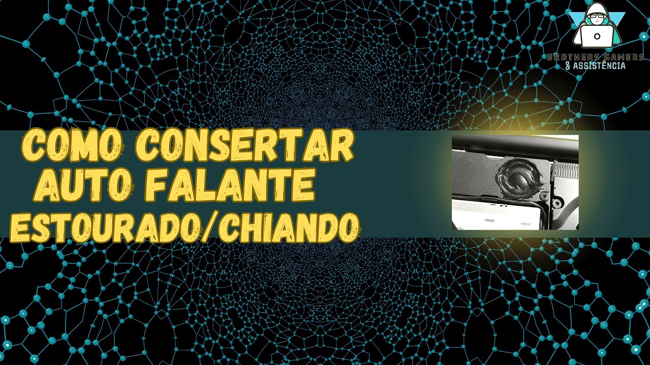 Como consertar auto falante estourado/chiando? - YouTube