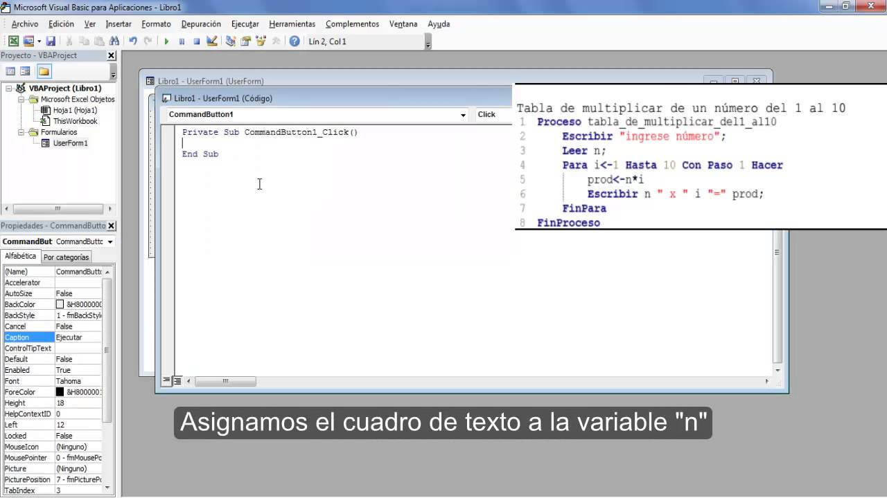 Videotutorial Ciclo For en Visual - YouTube