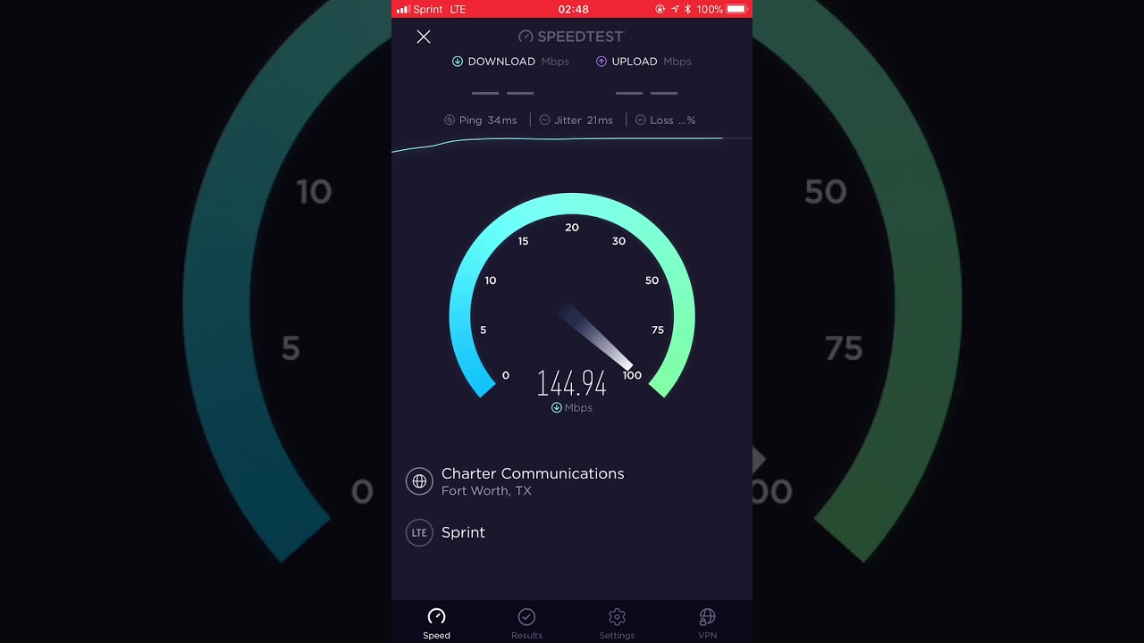 Sprint LTE Plus Speed Test - YouTube
