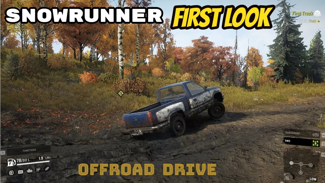 SnowRunner | First Look | Better then Mudrunner ..? | Pc Gameplay ...