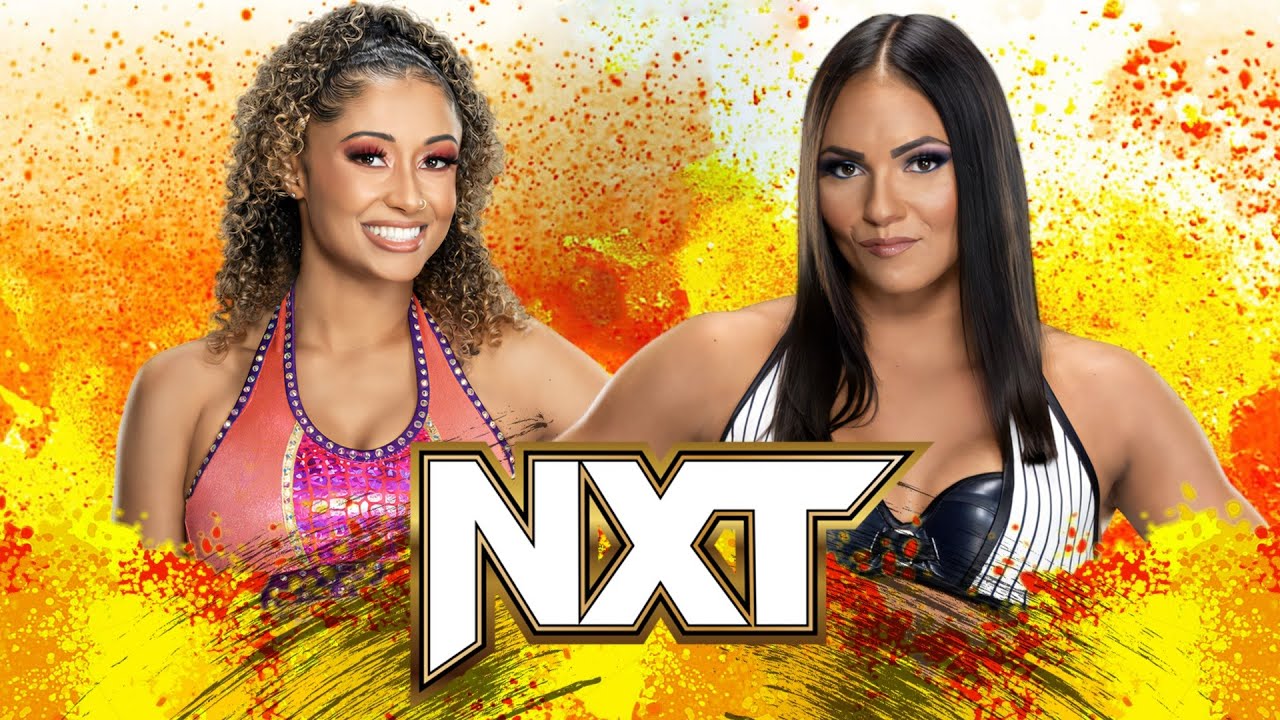WWE NXT: Kiana James Vs Kelani Jordan #WWENXT #WWE2K23 - YouTube