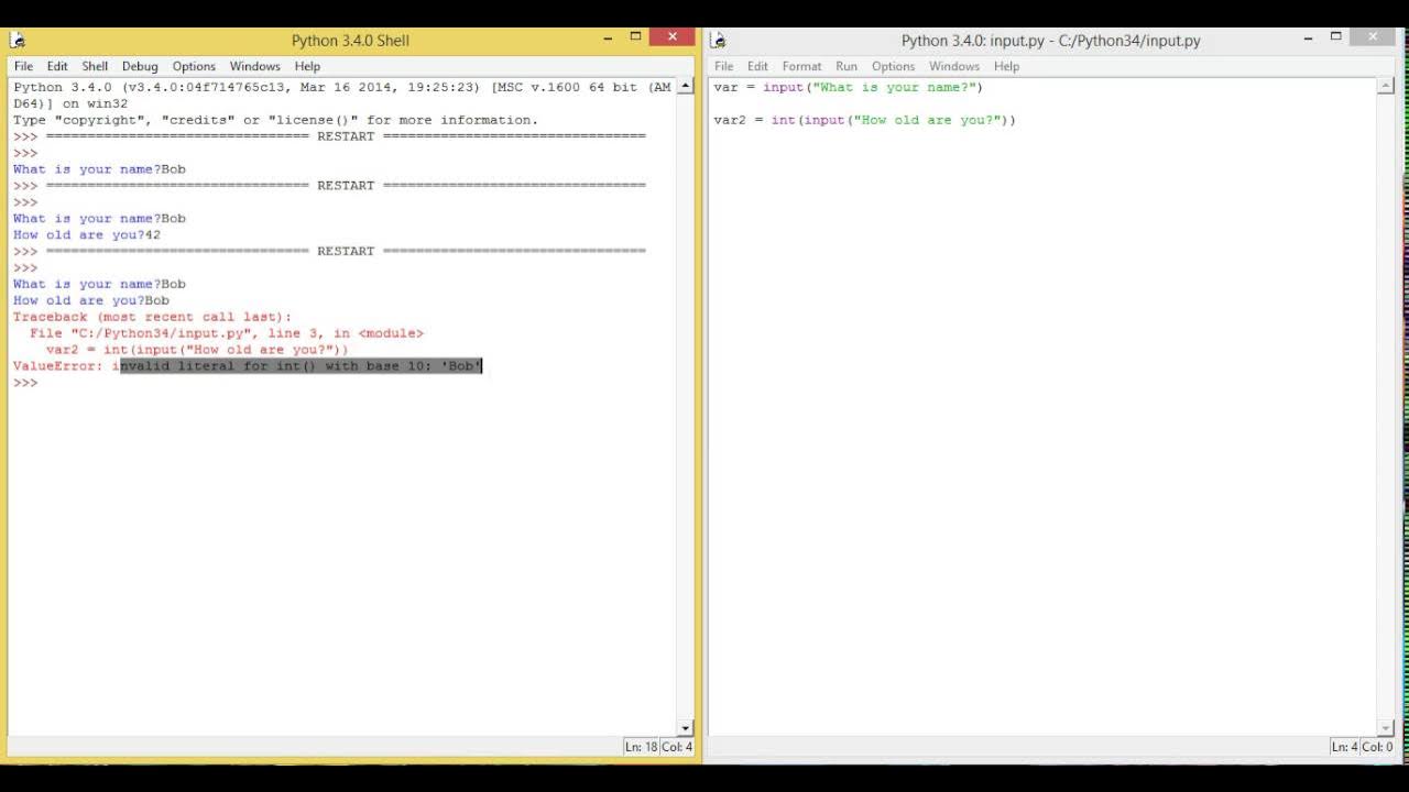 Python - User Input basics - YouTube