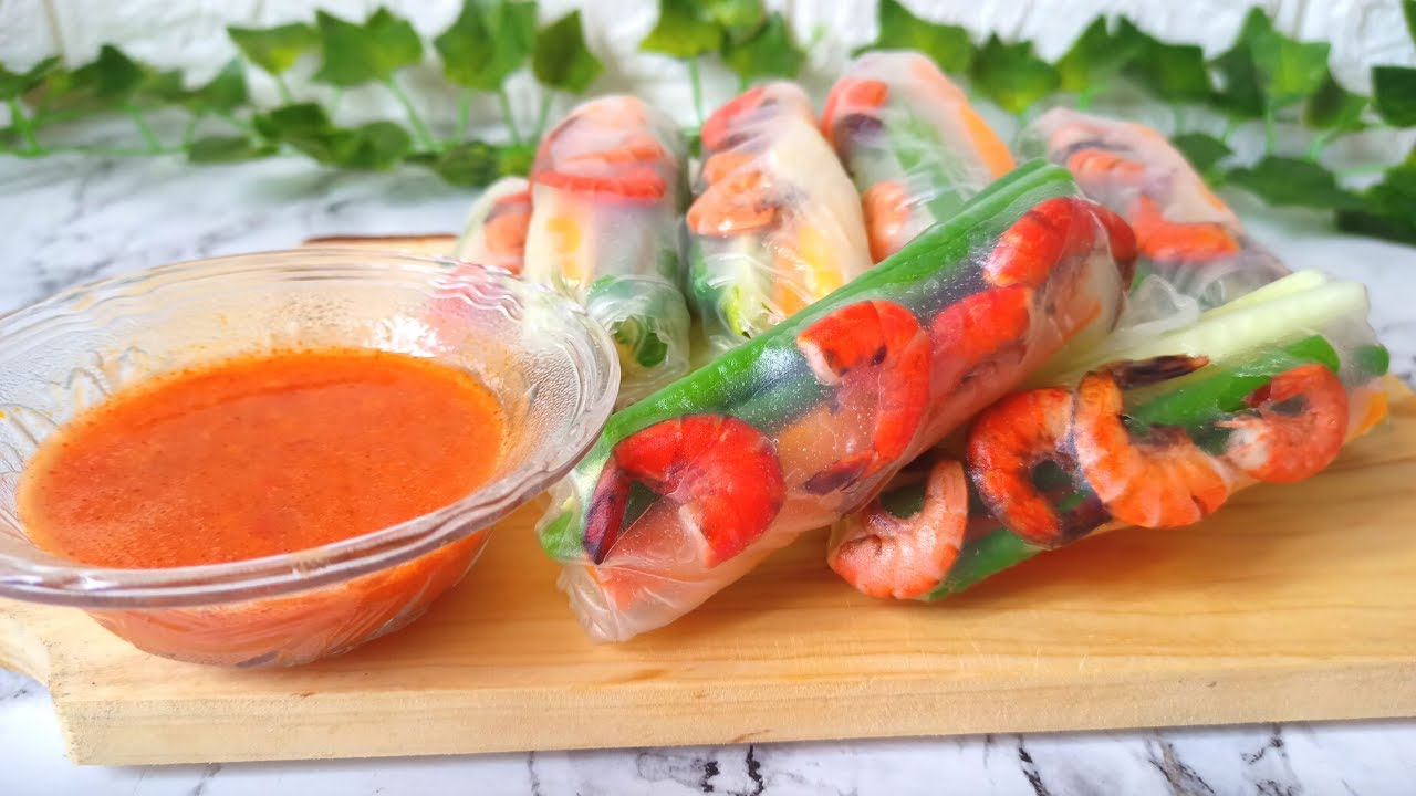 CARA BIKIN SPRING ROLL VIETNAM ENAK - RESEP SAOS SPRING ROLL - YouTube