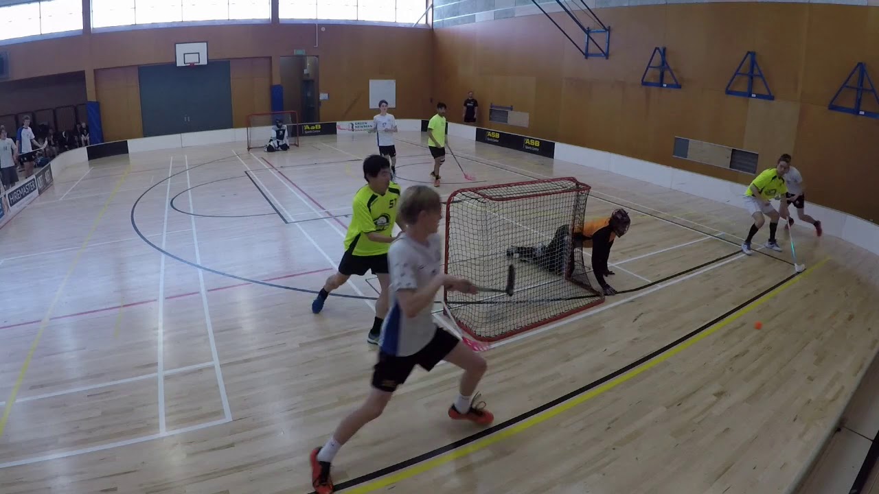 Floorball - Leonhardt Cup 3v3 - Moritz v Japan Pt1 - Wellington, NZ ...