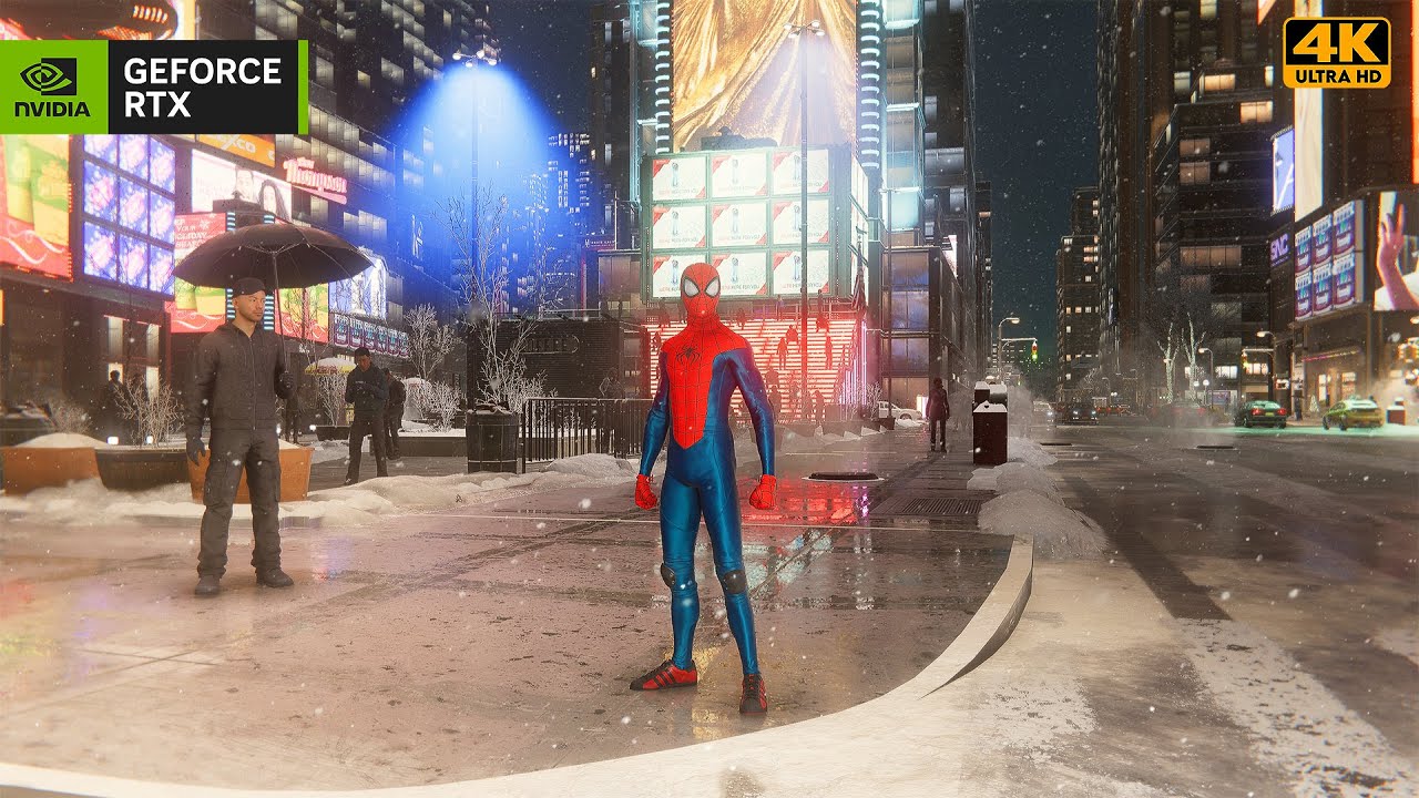 Spider-man Miles Morales Pc Max Settings Free Roam Gameplay [4k 60fps
