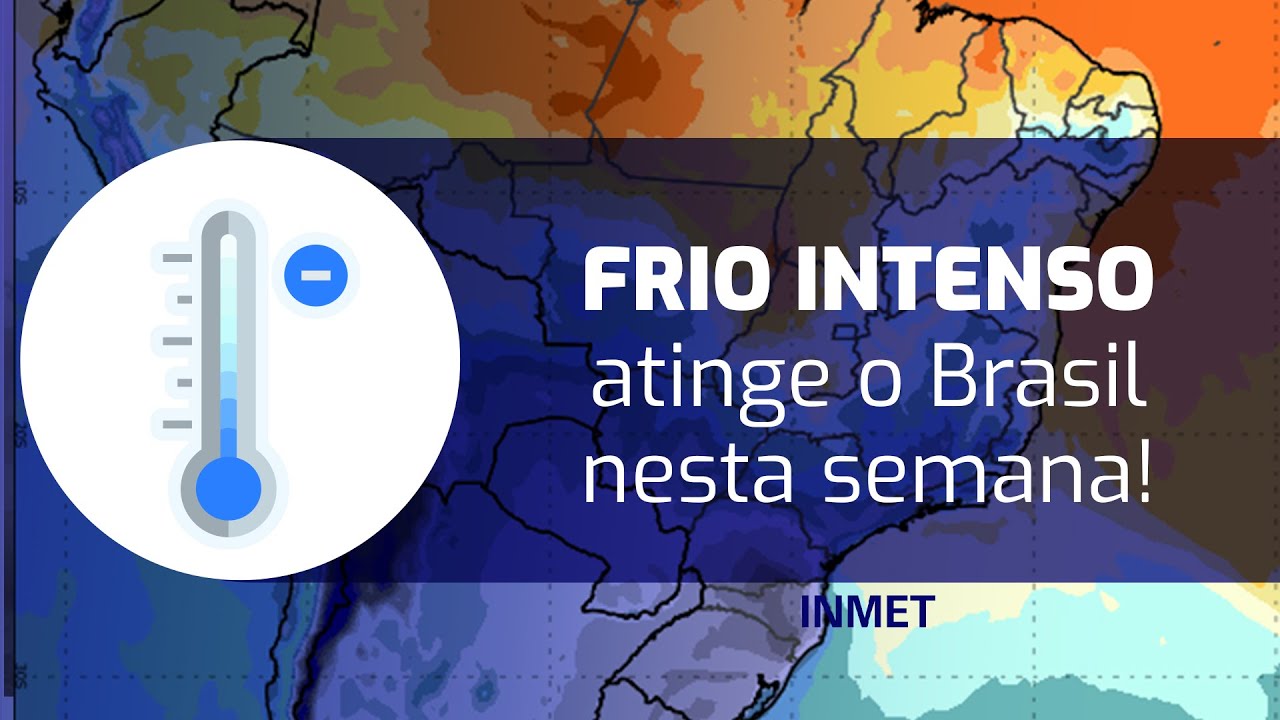 FRIO INTENSO atinge o Brasil nesta semana! - YouTube
