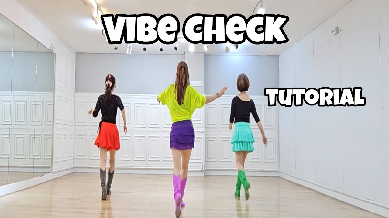Vibe Check - Line Dance (Tutorial) - YouTube